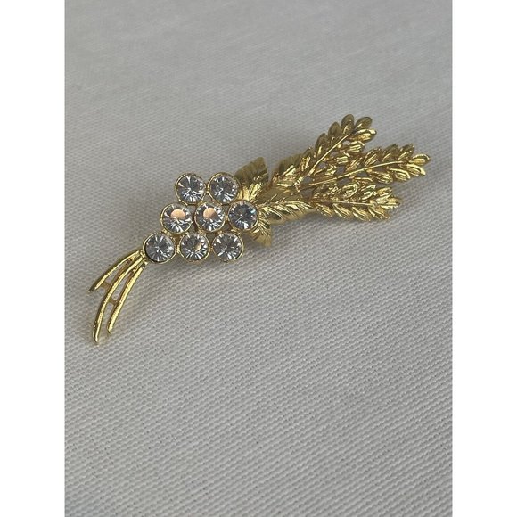 Unbranded | Jewelry | Wheat Gold Tone Brooch Pin Farming Agriculture ...